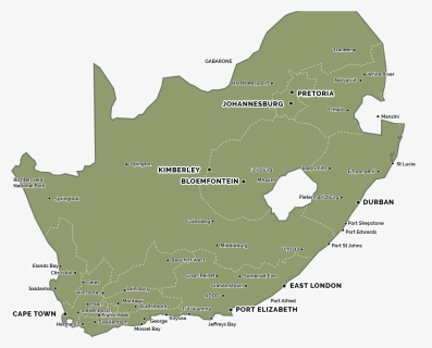 South Africa Map - High Resolution Map Of South Africa Provinces, HD ...
