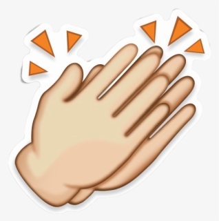 Transparent Clapping Png - Clap Emoji Transparent Background, Png ...