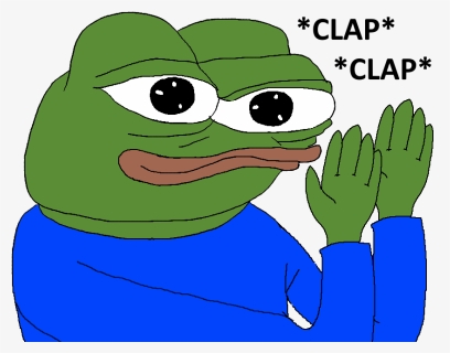 #pepe #meme #rarepepe #gun #delete - Pepe Cheers, HD Png Download ...