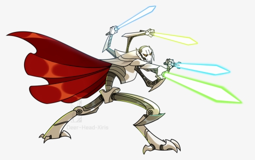 General Grievous Pixel Art, HD Png Download , Transparent Png Image ...