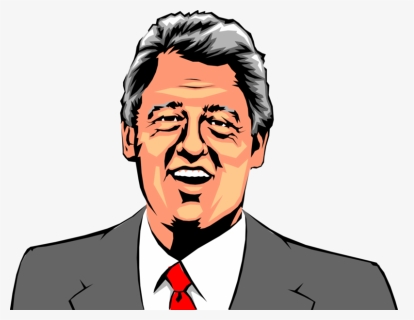 Bill Clinton Head Cartoon, HD Png Download , Transparent Png Image ...