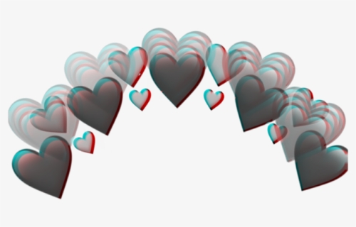 #corona #corazón #corazones #coronadecorazones #glitch - Transparent ...