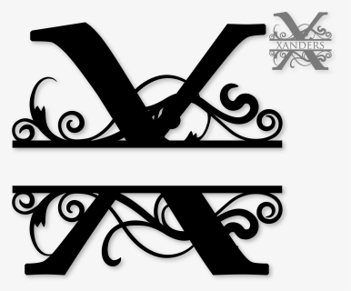 Monogram R - Split Letter Monogram R, HD Png Download , Transparent Png ...