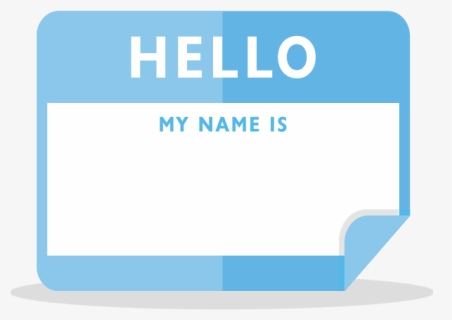 Hello Name Tag Svg, HD Png Download , Transparent Png Image - PNGitem