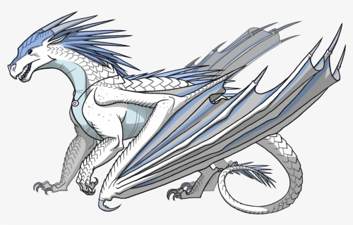 Wings Of Fire - Ice Drawing Dragon, HD Png Download , Transparent Png ...