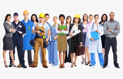 Silhouette Office Workers Vector Png, Transparent Png , Transparent Png ...