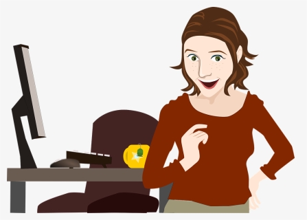 Office Worker Cartoon Png, Transparent Png , Transparent Png Image ...