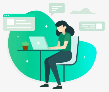 Office Worker Cartoon Png, Transparent Png , Transparent Png Image ...