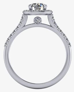 Side View Of A Classic Graff Ring Featuring An Oval - Engagement Ring ...
