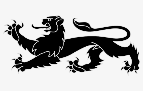Two Winged Lion Heraldic Shield, HD Png Download , Transparent Png ...