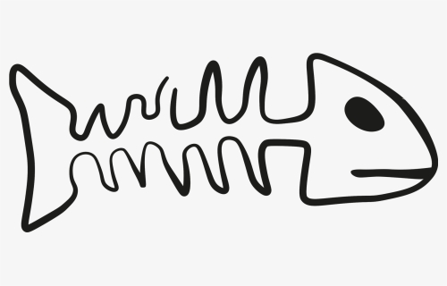 Fish Skeleton Transparent Background, HD Png Download , Transparent Png ...