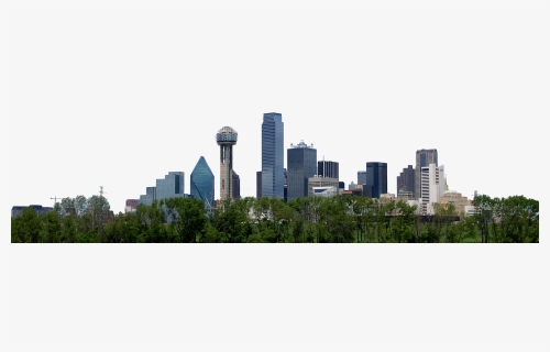 Dallas Tx Skyline Silhouette, HD Png Download , Transparent Png Image ...
