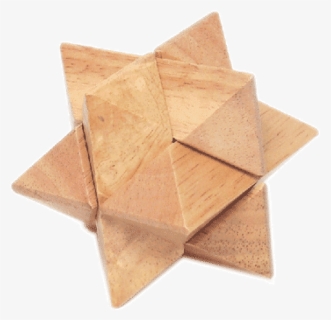 Chinese Wooden Puzzle 6 Pieces , Png Download - Wooden Cross Puzzle ...