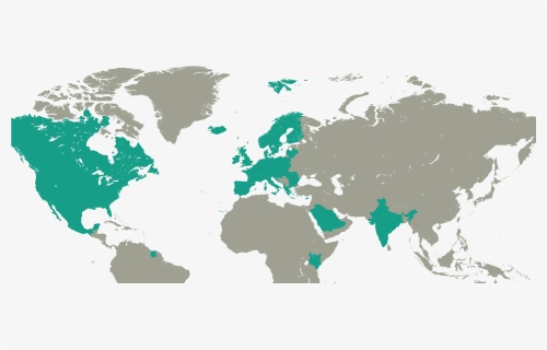 Global Map In Geographic Coordinate Reference System - World Map ...
