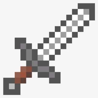 Minecraft Iron Sword Png - Minecraft Iron Sword Transparent, Png ...