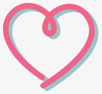 Transparent Curly Heart Outline Clipart - Heart Shape Line Art, HD Png ...