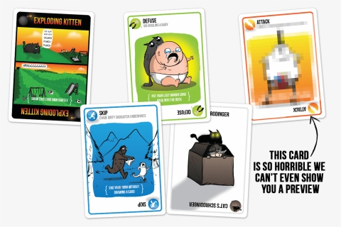 Exploding Kittens, HD Png Download , Transparent Png Image - PNGitem