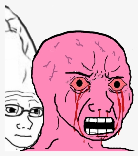 View Samegoogleiqdbsaucenao Wojak , , Png Download - Pea Brain Wojak ...