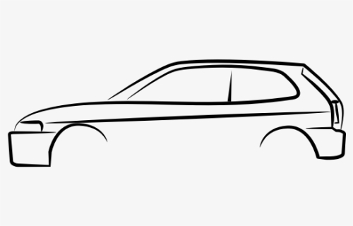 Car Outline Transparent Background, HD Png Download , Transparent Png ...