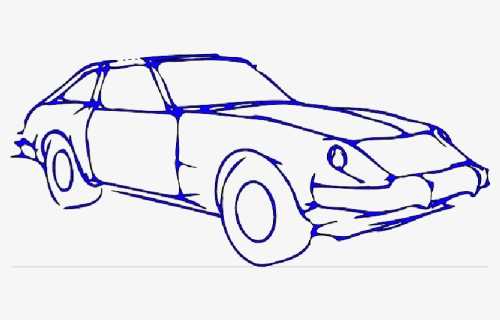 Car Outline Transparent Background, HD Png Download , Transparent Png ...