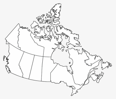 Map Canada Political 2 - Hd Map Of Canada, HD Png Download ...